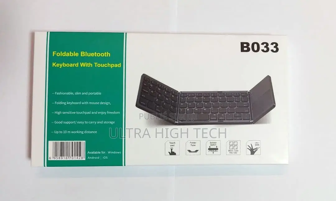 Clavier Bluetooth Pliable Avec Touchpad Intégré Portable à vendre ...